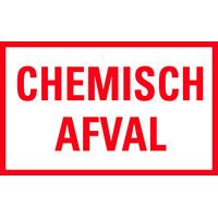 Tekstbord CHEMISCH AFVAL