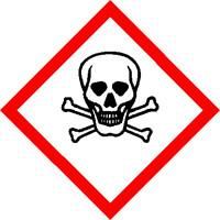 GHS 06 Giftige stoffen pictogramsticker ITM Interma