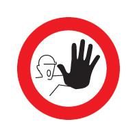 Geen Toegang pictogramsticker ITM Interma