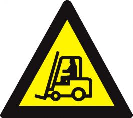 Heftruck pictogramsticker ITM Interma