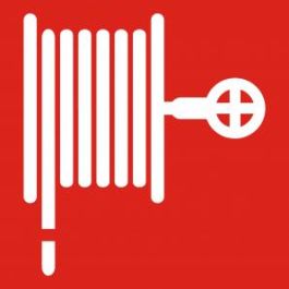 Brandslang pictogrambord ITM Interma