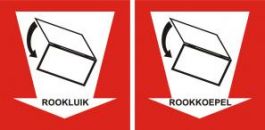 Rookluik pictogramsticker ITM Interma